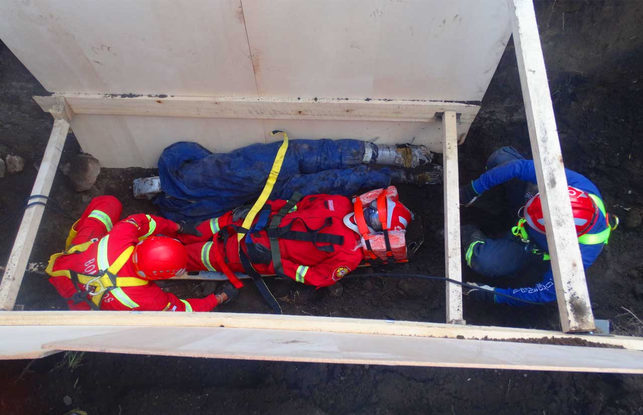 Rescate excavación y zanjas - Air Rescue Ecuador